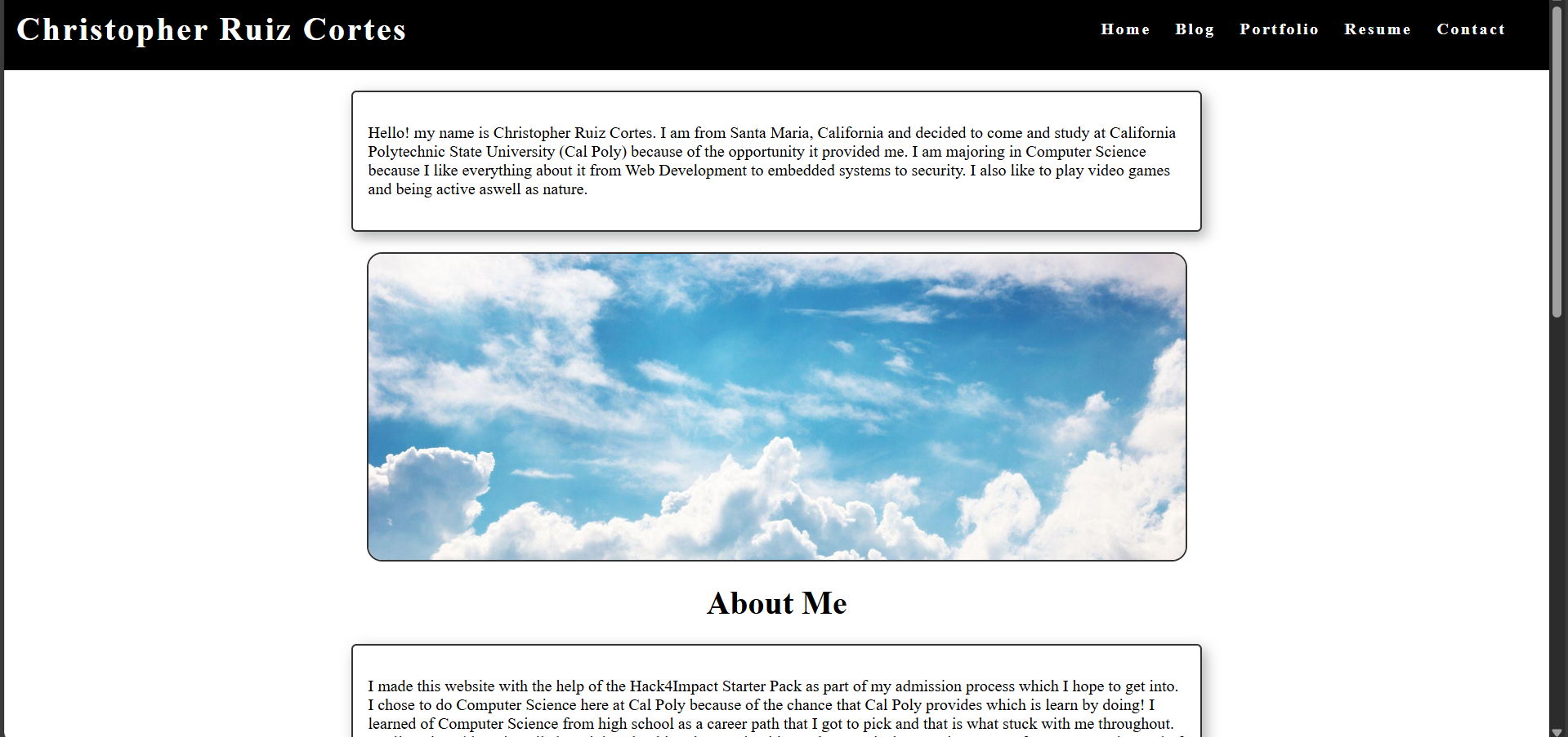 Christopher's Portfolio